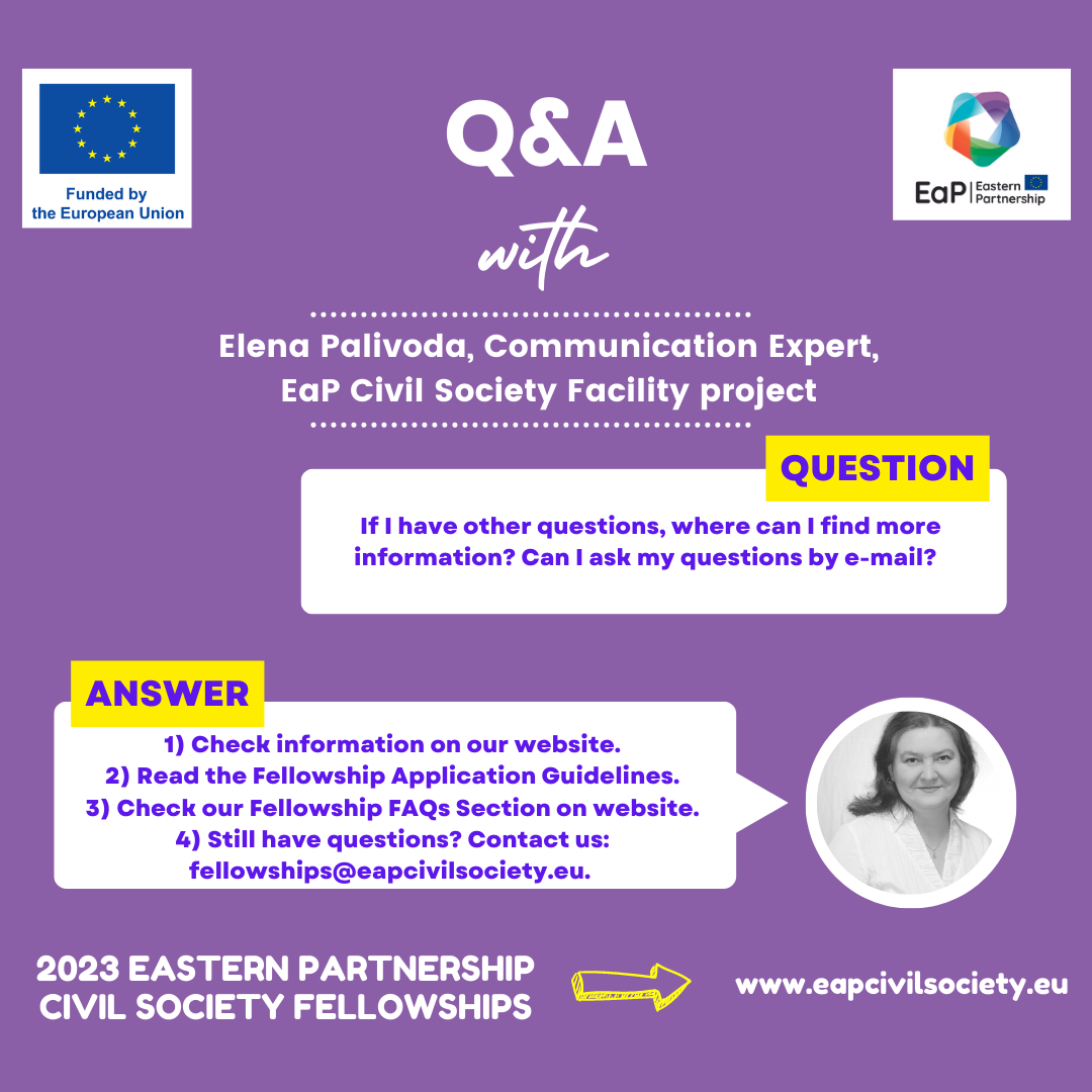 2023 EaP Civil Society Fellowships Apply Now 